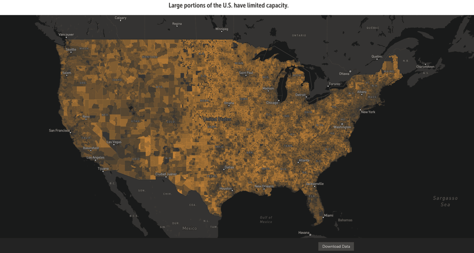 Rural Capacity Map - Aspen CSG