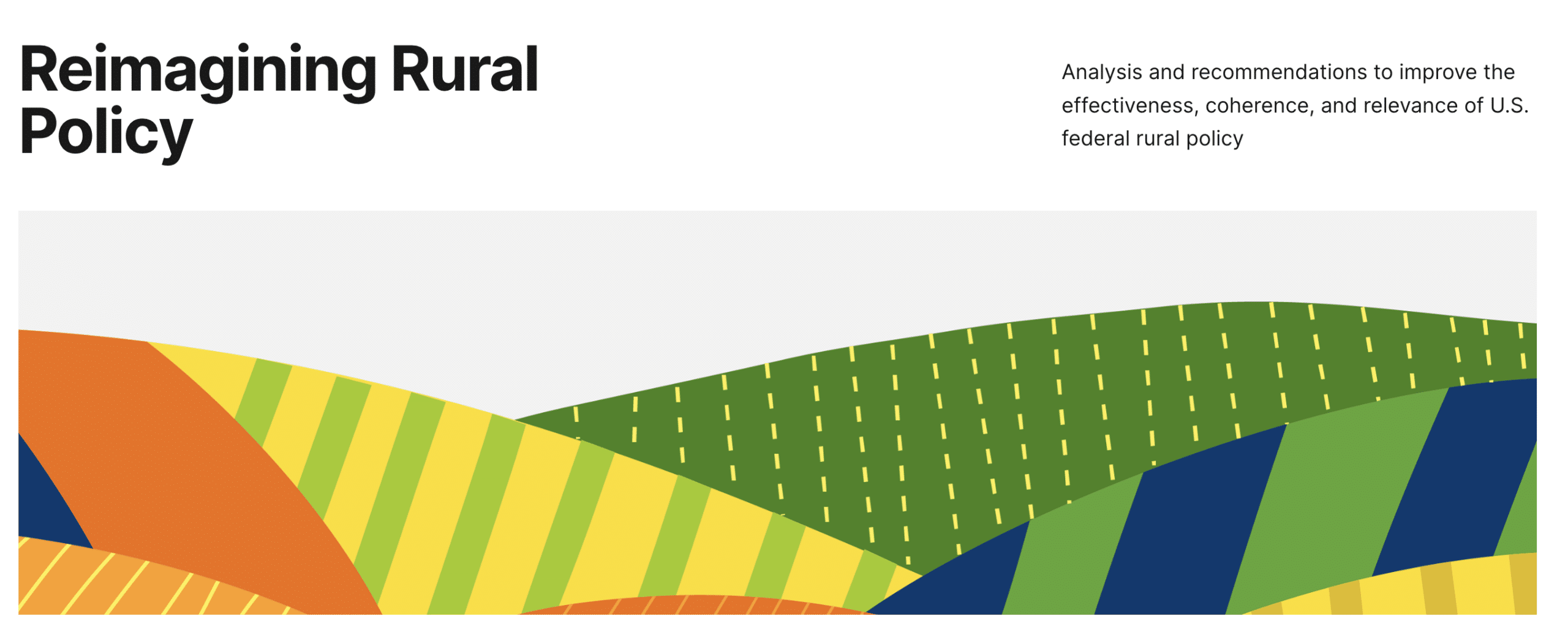 Reimagining Rural Policy - Aspen CSG